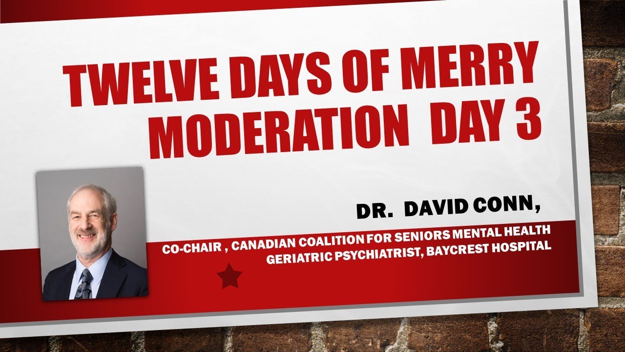 12 Days of Merry Moderation - Day 3 with Dr. David Conn - YouTube