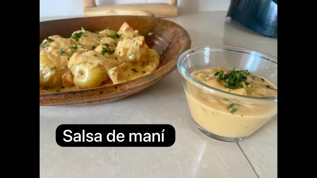 Salsa de maní - YouTube