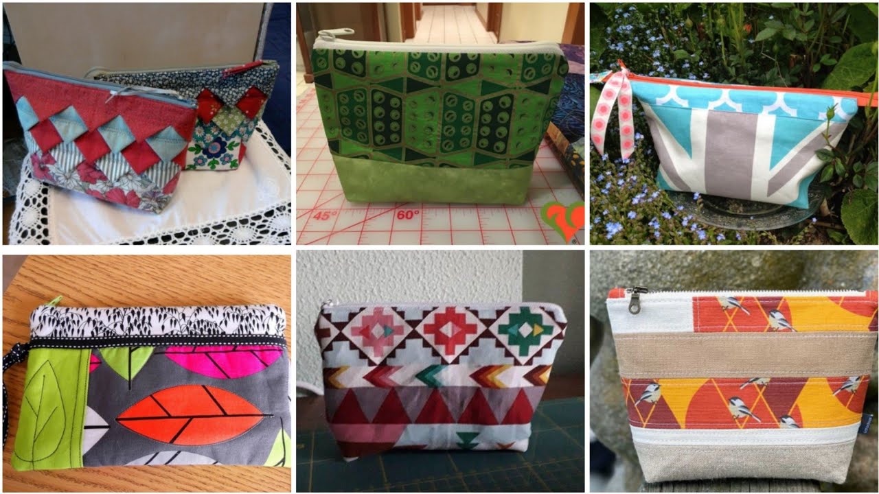 💥New Latest simple zipper quilted pouch by pop up fashion 🌺 - YouTube