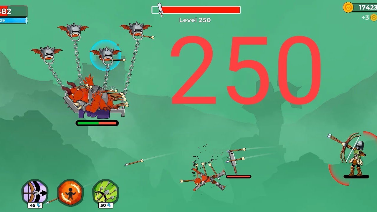 the archers2 level 250 boss double bow arrow master - YouTube