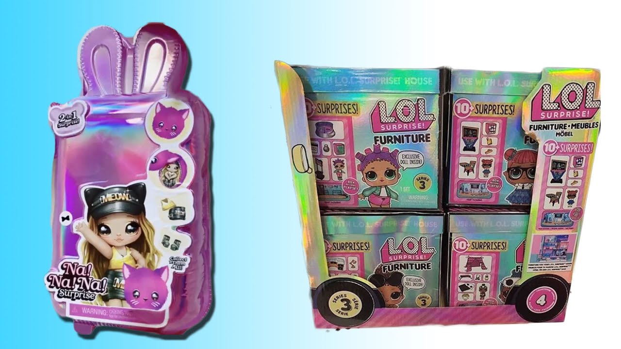 Na Na Na Surprise Series 3 & LOL FURNITURE 3 Series | Новые НА НА НА ...