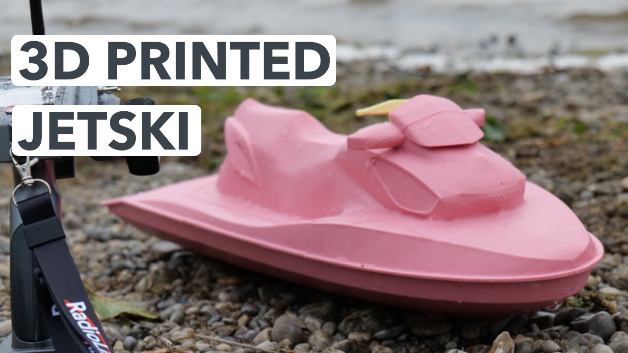 3D Printed RC JetSki - Version 2 - YouTube