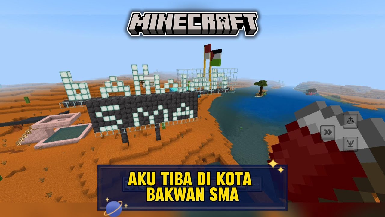 aku tiba di kota bakwan sma minecraft - YouTube