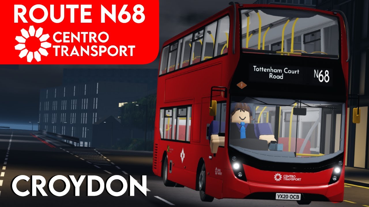Roblox Croydon | Route N68 | Enviro 400MMC | SIM SERVER - YouTube
