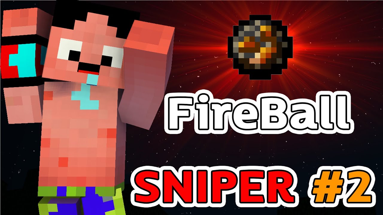 ใช้ FireBall เป็น สไนเปอร์ 2 - Minecraft - YouTube