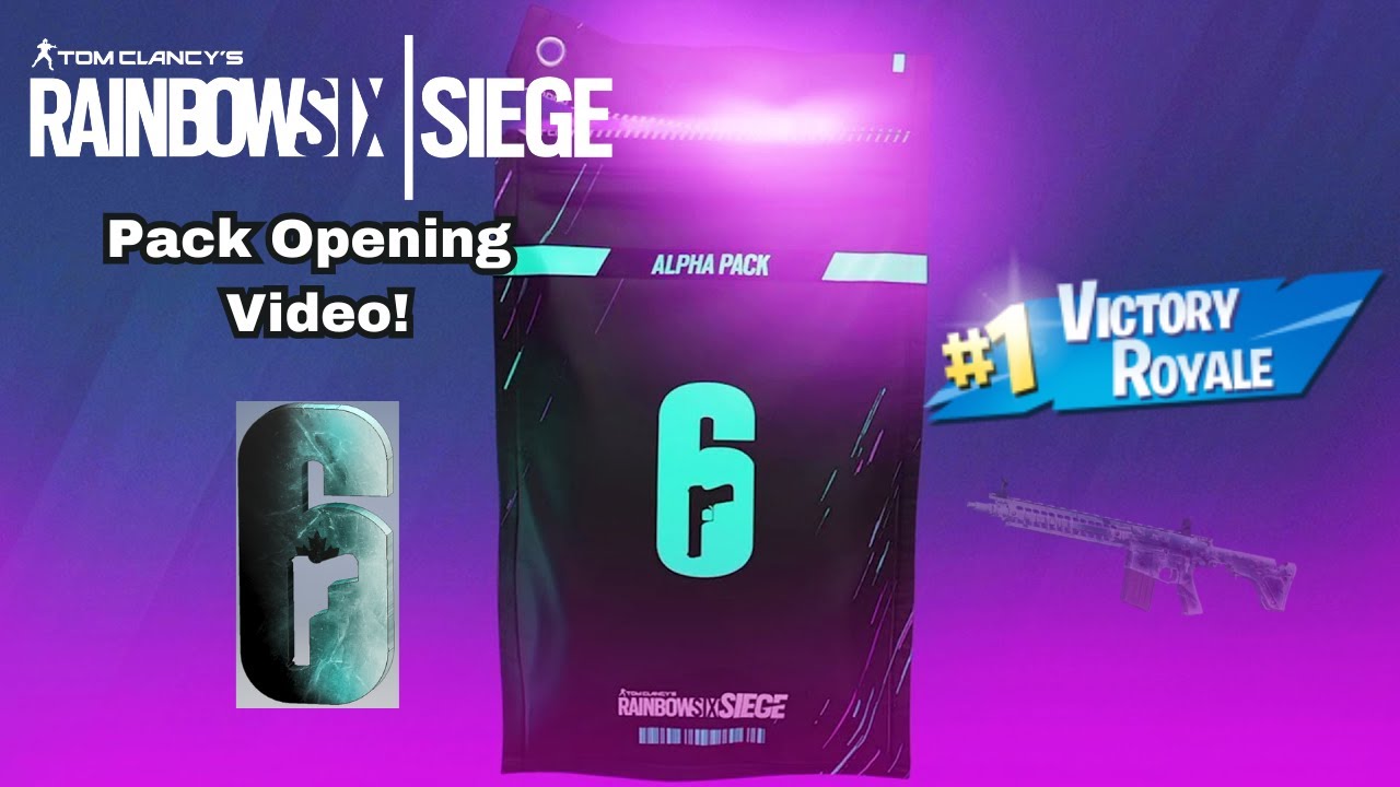 I am the LUCKIEST PACK OPENER- Rainbow Six Siege Pack Opening - YouTube