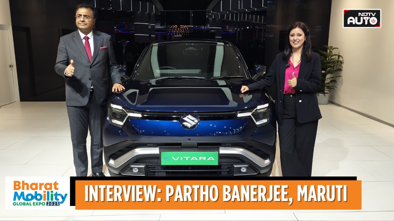 Maruti Suzuki e-Vitara | Partho Banerjee Interview | NDTV Auto - YouTube