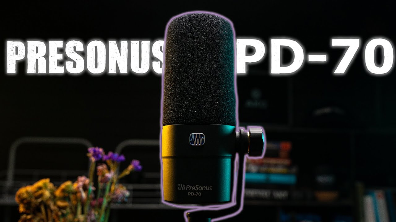 Presonus PD-70 Broadcast Dynamic Mic Comparison | SM7B, Podmic - YouTube