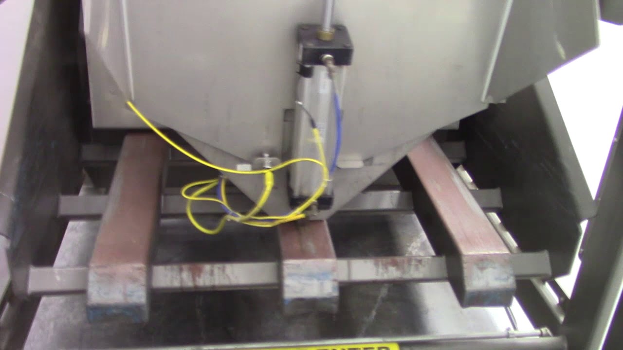 National Bulk Equipment Sealed Container Dumper - YouTube