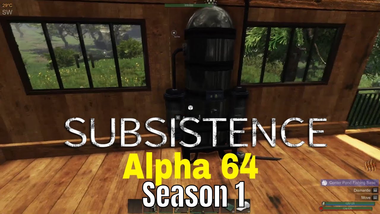 Subsistence Alpha 64 Season 1 Water In The House - YouTube