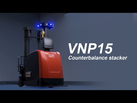 VisionNav Robotics Counterbalance Stacker AGV VNP15 Introduction - YouTube