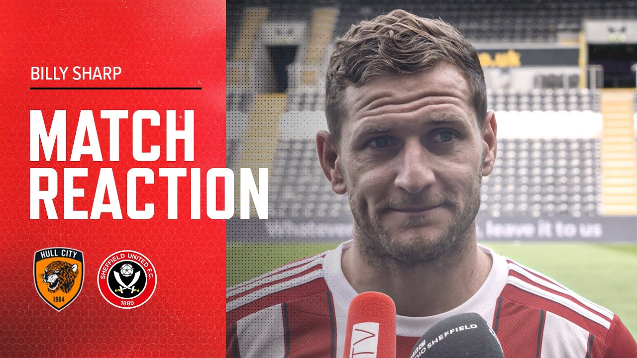 Billy Sharp | Hull City 1-3 Sheffield United | Match Reaction Interview ...