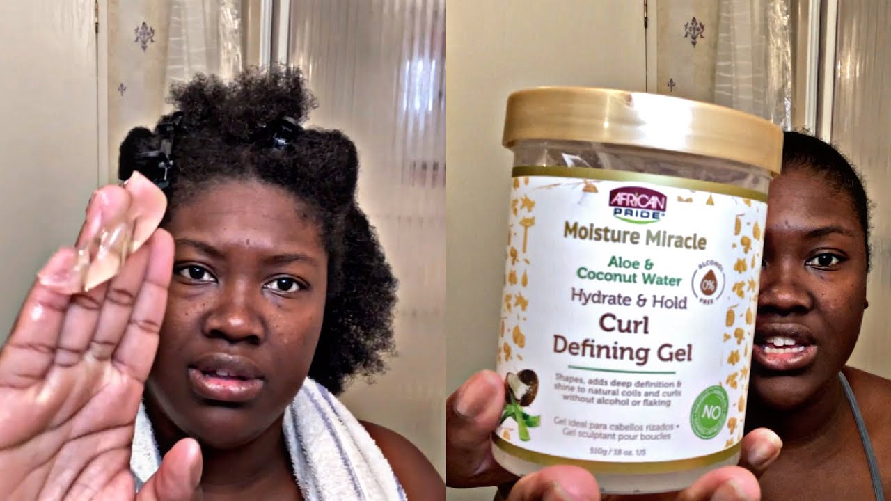 African Pride Moisture Miracle Curl Defining Gel - YouTube