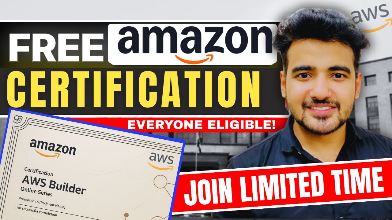 Free Amazon Certification: Join Free AWS Builder Online Series | Limited Time - YouTube