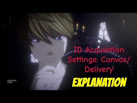 ID Acquisition settings explanation DEATH NOTE KILLER WITHIN - YouTube