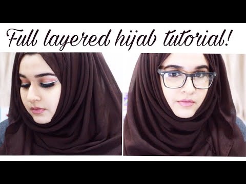 EASY hijab style with glasses !  2018 - by Paints_brushes