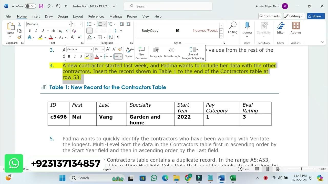 New Perspectives Excel 2019 | Module 6: End of Module Project 1 | NP ...
