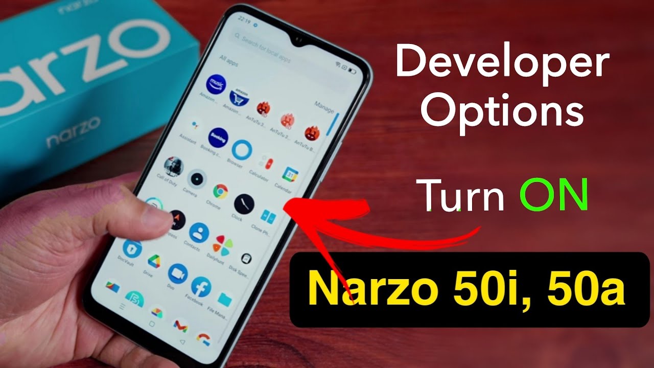 Realme Narzo 50i/50A: How to Enable Developer Options | Realme Narzo ...