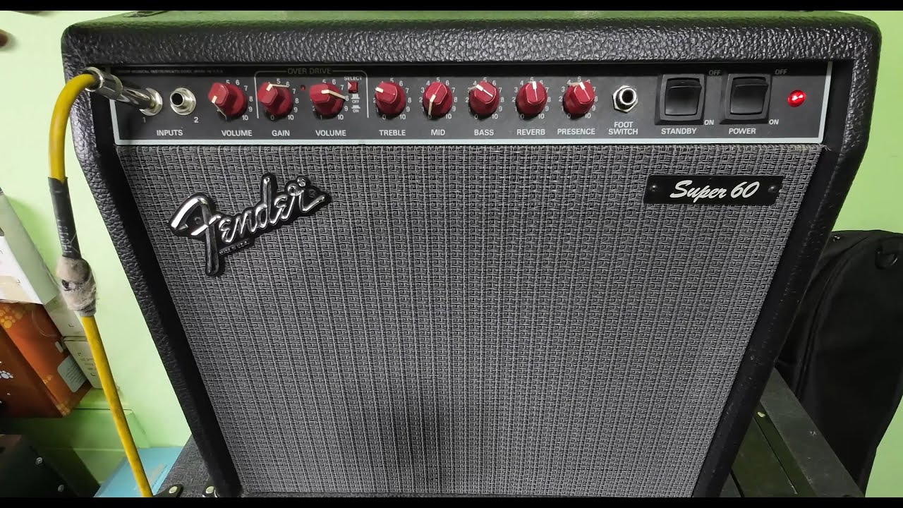 Fender Super 60 Guitar Amplifier Repair - YouTube