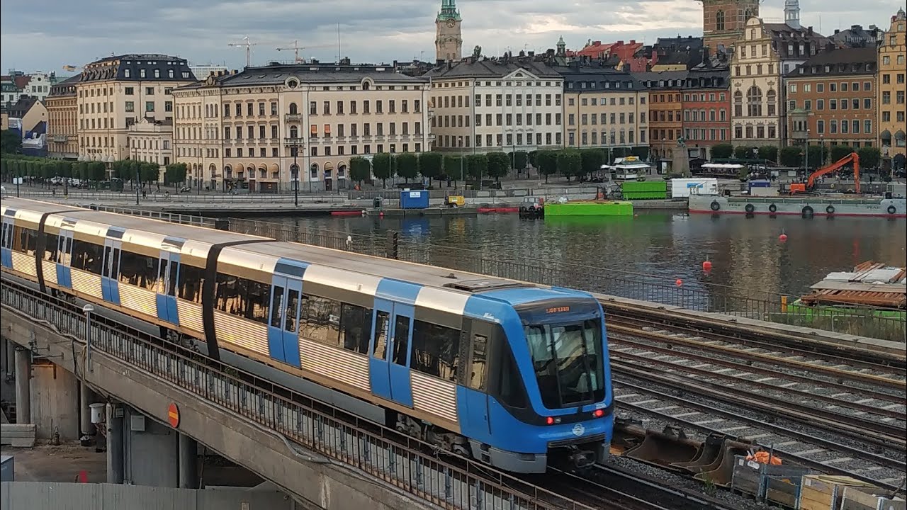 ОБЩЕСТВЕННЫЙ ТРАНСПОРТ СТОКГОЛЬМА - ЭЛЕКТРИЧКА Pendeltåg SL Stockholm ...