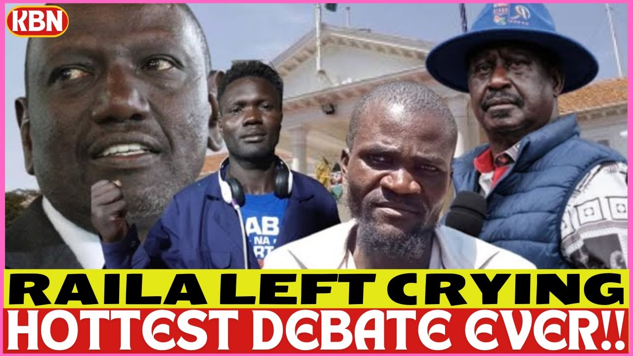A MUST WATCH HOTTEST DEBATE EVER!! Raila Left CRYING after Being ...