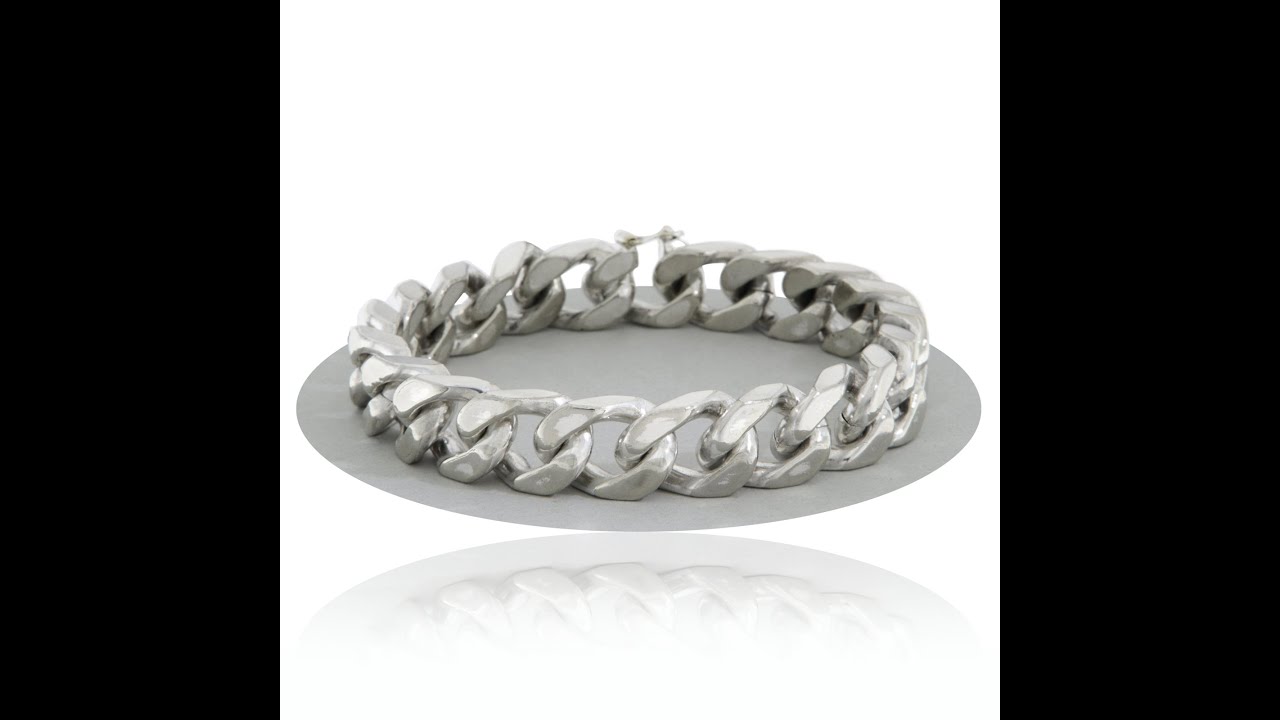 Bratara cu Ban Argint 925 Barbateasca stilunic.ro - YouTube