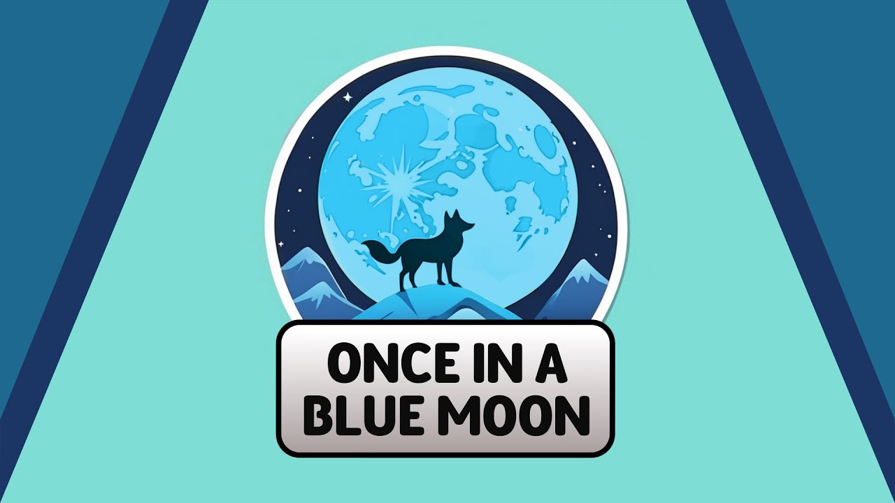 English idioms made easy with story 📚 Once in a blue moon - YouTube
