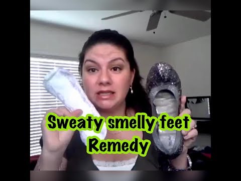 Stop! Sweating feet & odor