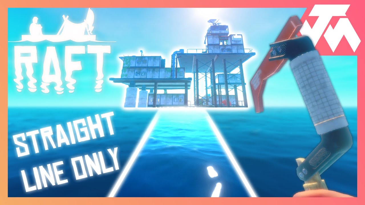 Can You Beat RAFT in a STRAIGHT LINE? // RAFT // JOSHMAN - YouTube