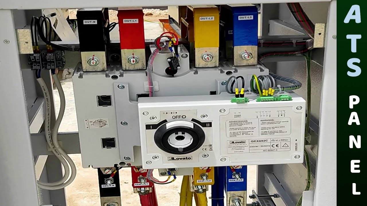 ATS Panel For Two Generator Connections | Setting Details ...