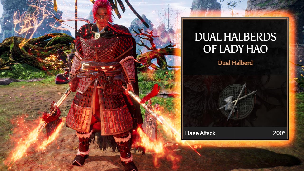 Wo Long: Fallen Dynasty | Using Dual Halberds Of Lady Hao | Beating ...