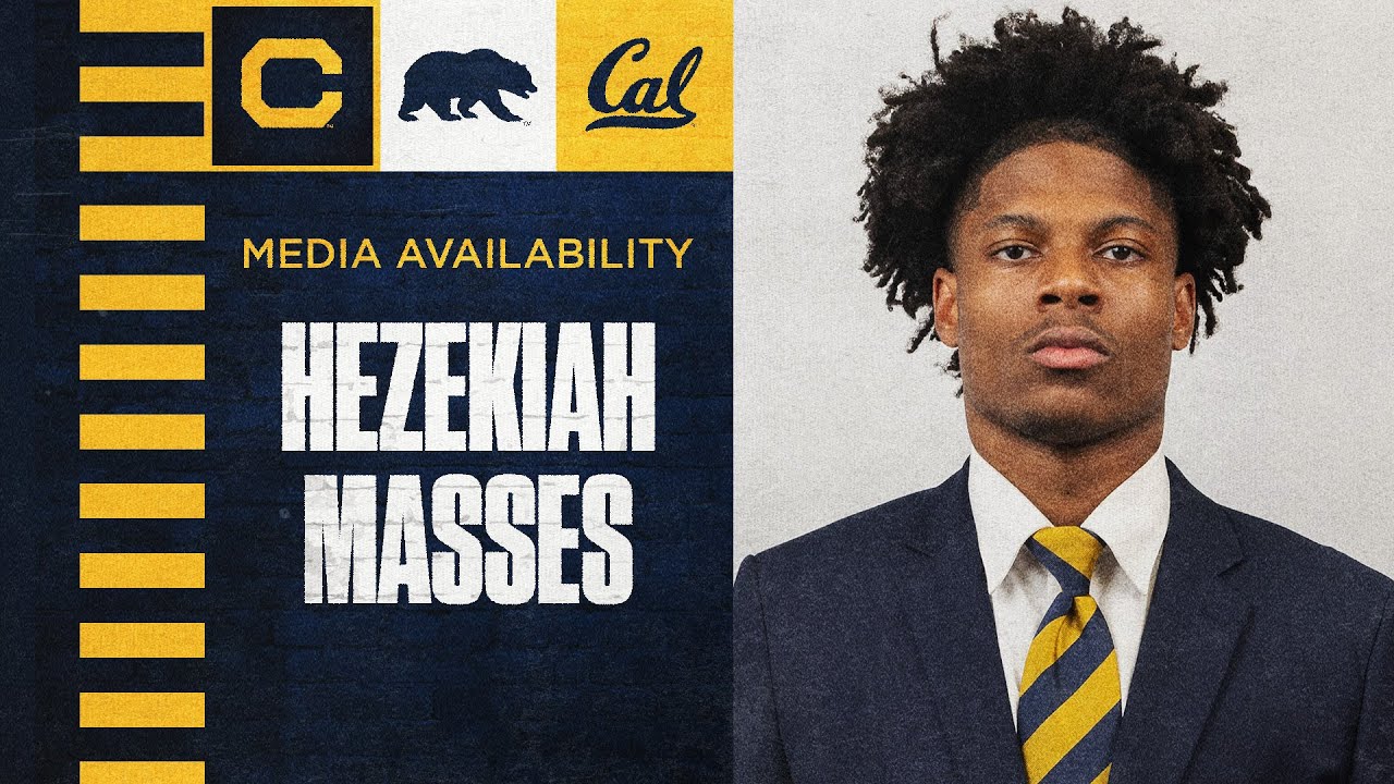 Cal Football: Hezekiah Masses Post-Game Press Conference (8.30.2025 at ...