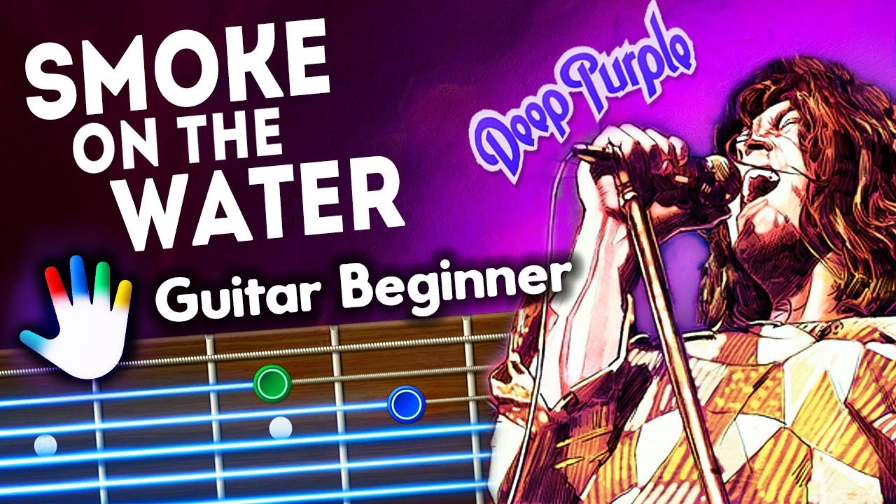 Smoke On The Water Guitar Lessons for Beginners Deep Purple Tutorial ...