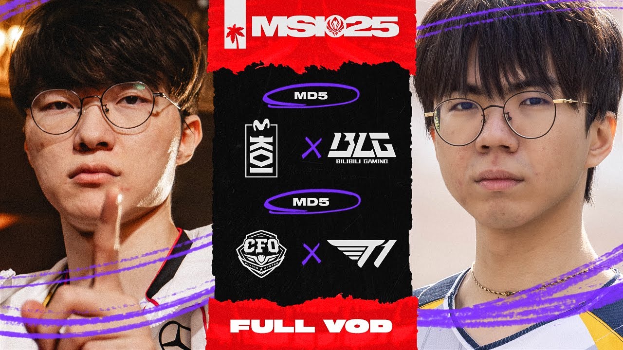 Live completa: T1 x CFO & BLG x MKOI | MSI - Dia 6 | ILHA DAS LENDAS - YouTube