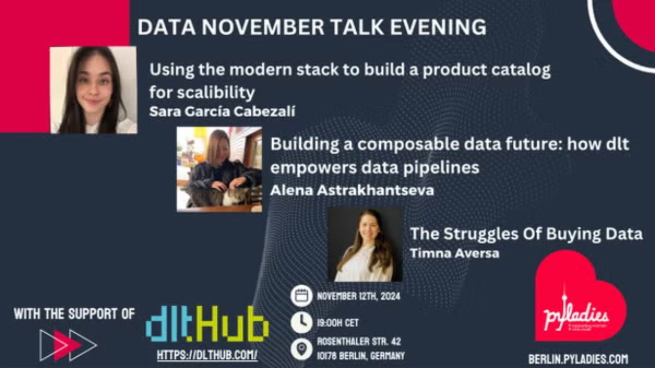 Data November Talk Evening - YouTube