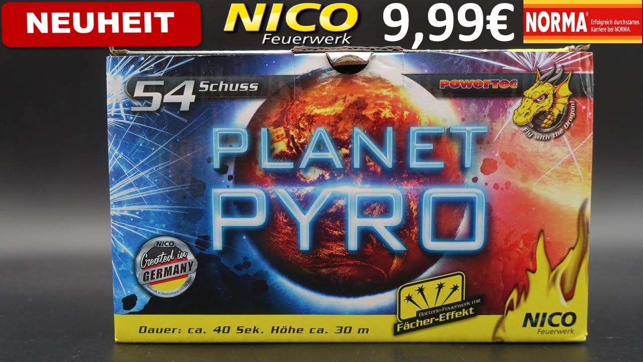Nico 2023 Neuheit (Planet Pyro Batterie) 9,99€ Norma - YouTube