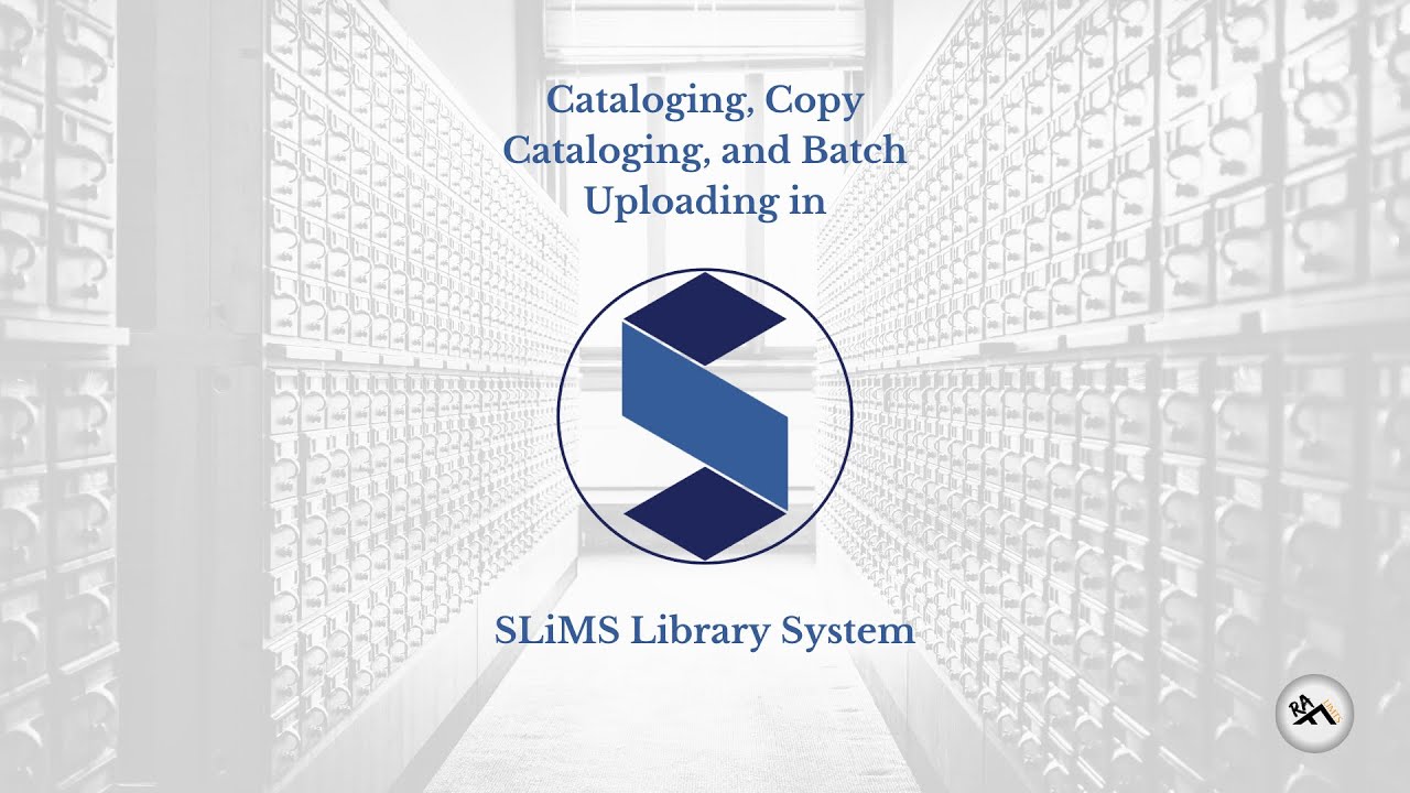 SLiMS Cataloging - YouTube