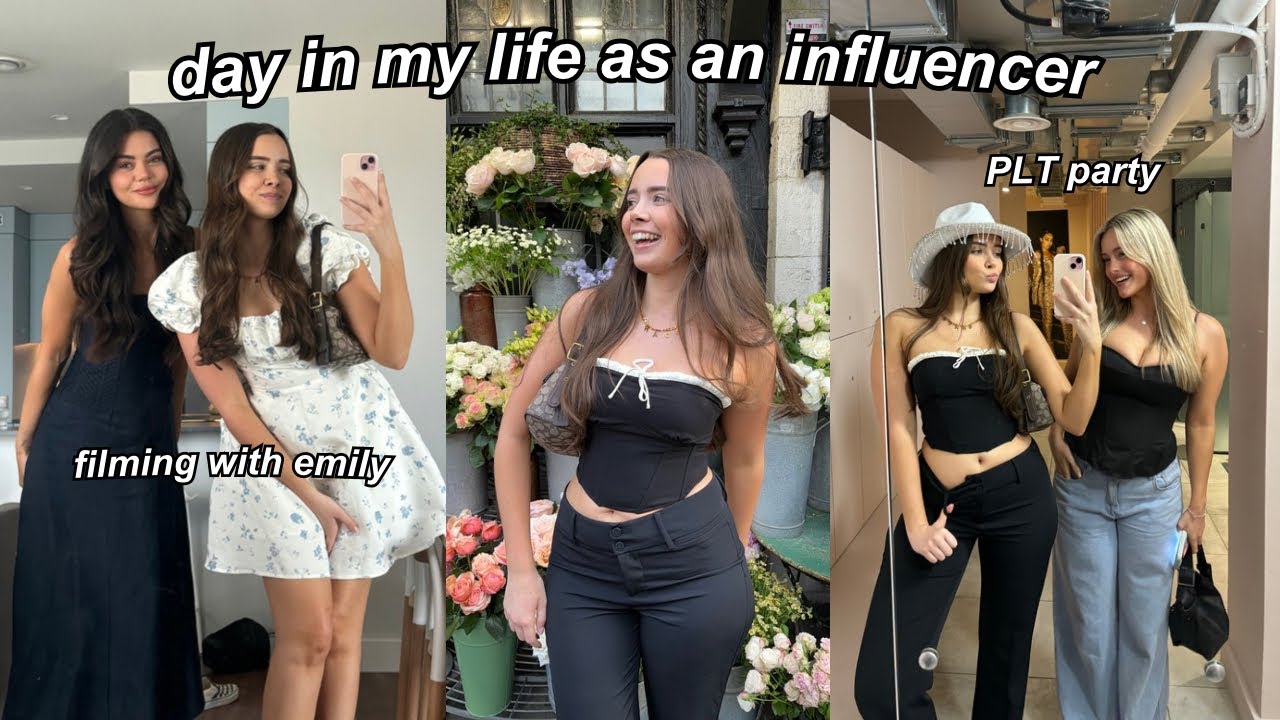 day in the life as a full time influencer 🎀 - YouTube