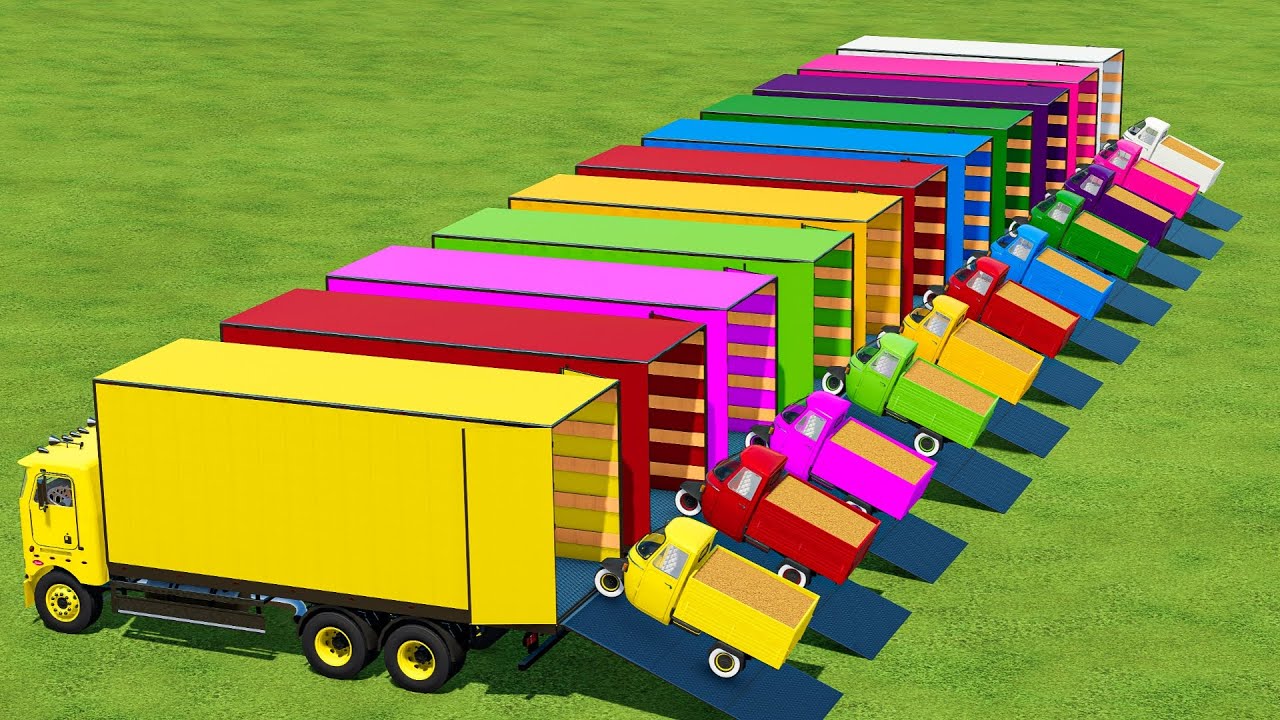 Mini Vehicles & Transporting In Fs22 | Mini Auto Of Colors | Farming ...