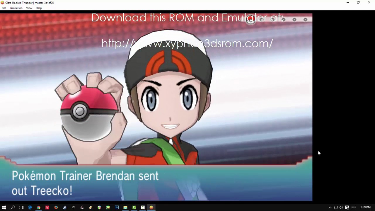 Pokémon Omega Ruby WIN10 Citra Emulator Gameplay PC GTX 1060 - YouTube