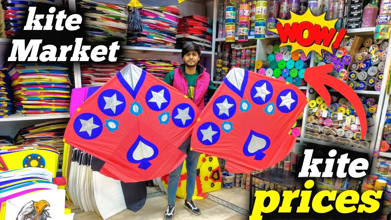 World Biggest Kite Market 😱 || whole sale kite prices 💥 || Basant 2025 ...