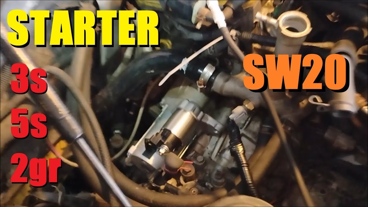 Toyota MR2 SW20 Starter - 2GR-FE 3S-GTE 3S-GE 5S-FE - YouTube
