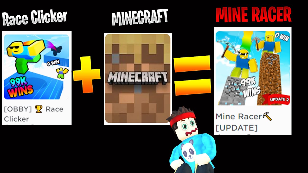 RACE CLICKER VE MINECRAFT BIRLESIRSE NE OLUR ? Mine Racer⛏️[UPDATE ...