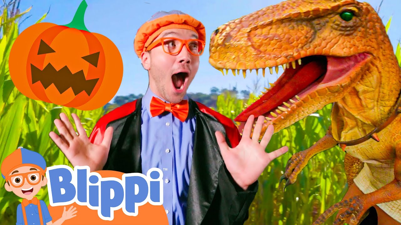 Get Ready with Blippi for HALLOWEEN! | Fun Holidays & Dinosaurs ...