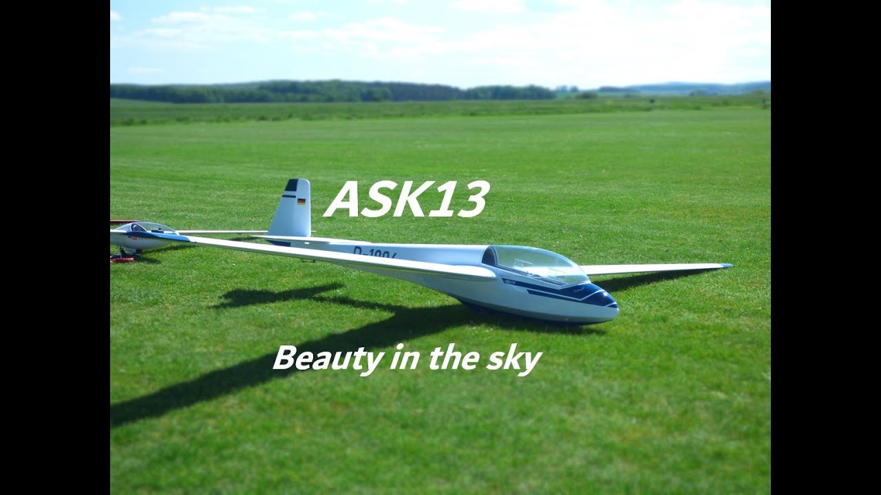 Big Rc Ask 13 Kempf Modellbau, beauty in the sky - YouTube