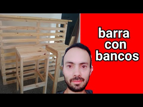 BARRA BAR/DESAYUNADOR/ WOODWORKING PROJECT/ DIY WOOD