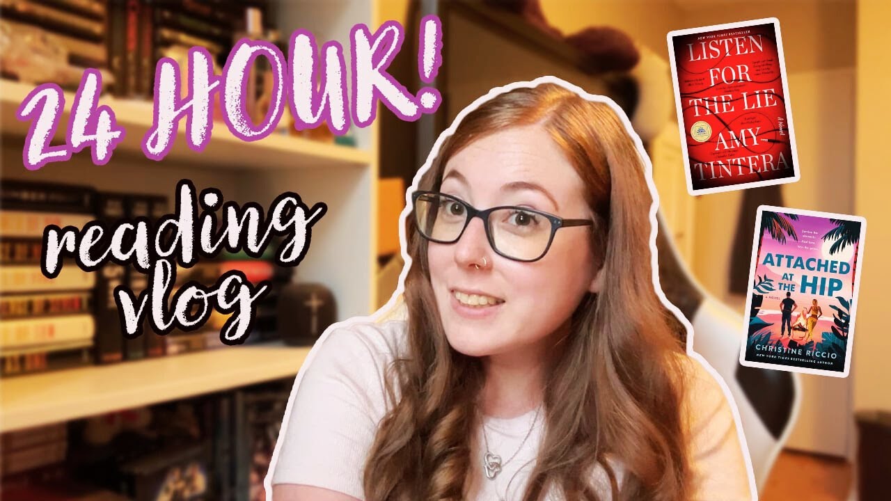 24 HOUR READING VLOG | how many books can i finish?? - YouTube