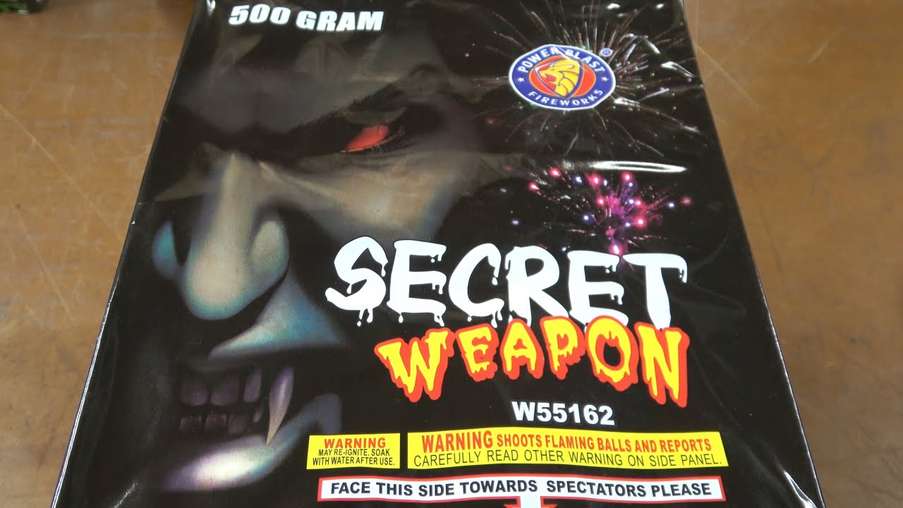 Secret Weapon 19 shot 500g angled cake by Power Blast - YouTube