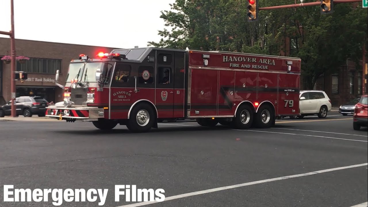 Hanover Area Fire & Rescue | Rescue 79 Response | Emergency Films - YouTube