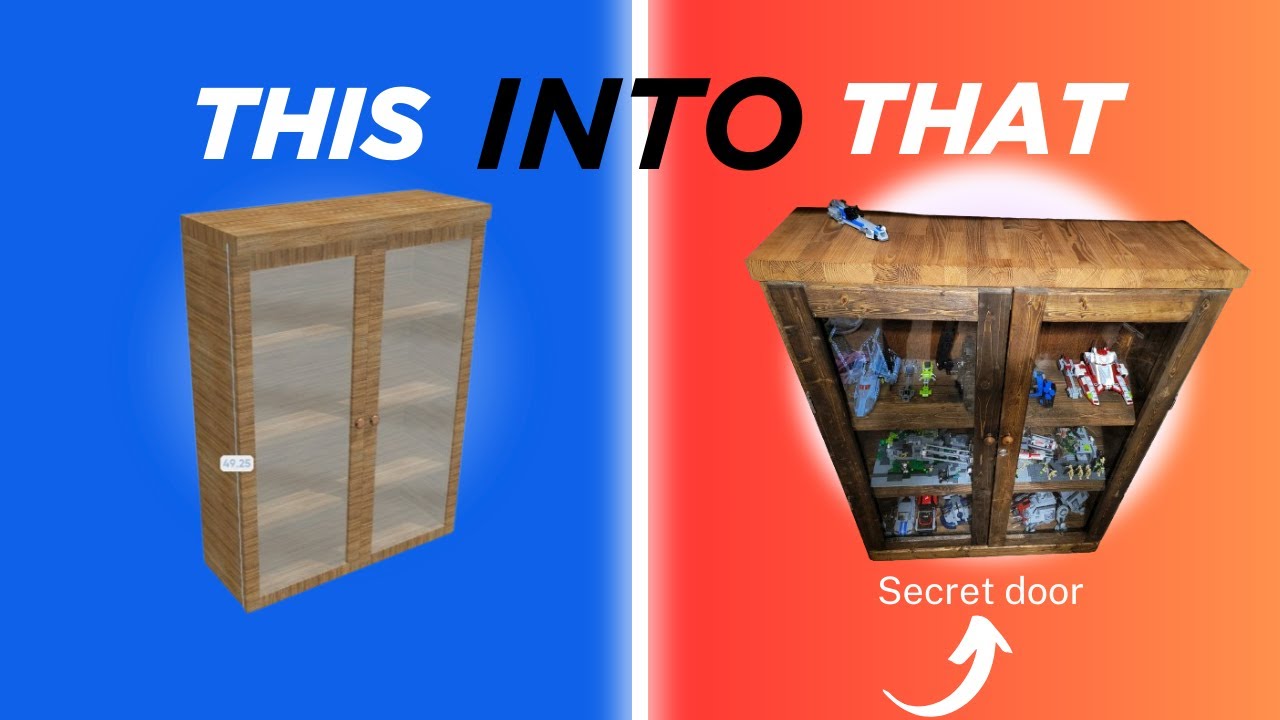 Lego cabinet 3d build brought to life. - YouTube